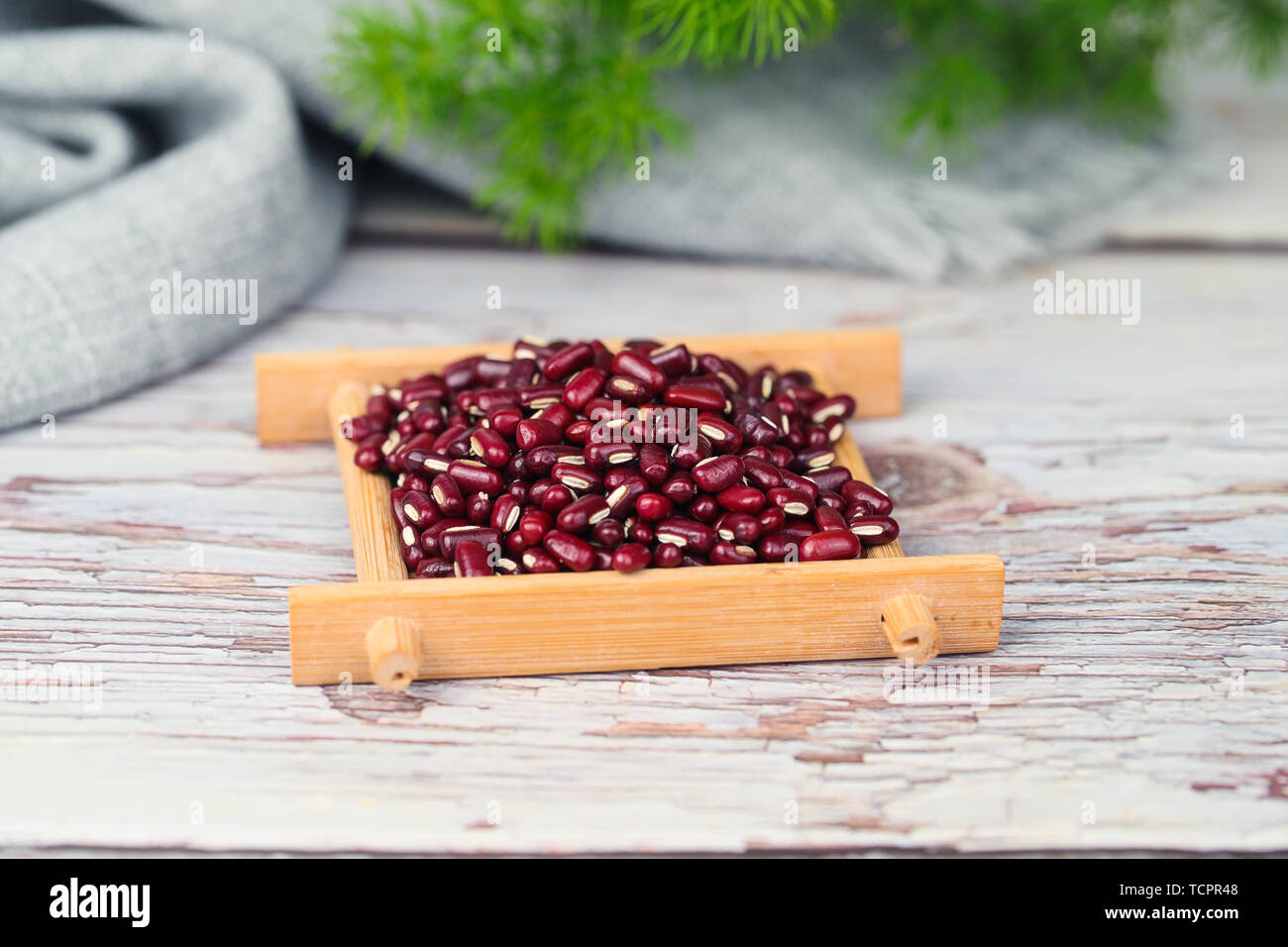 Red beans, little red beans Stock Photo - Alamy