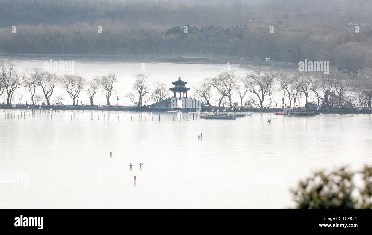 Summer Palace scenery in winter Stock Photo - Alamy