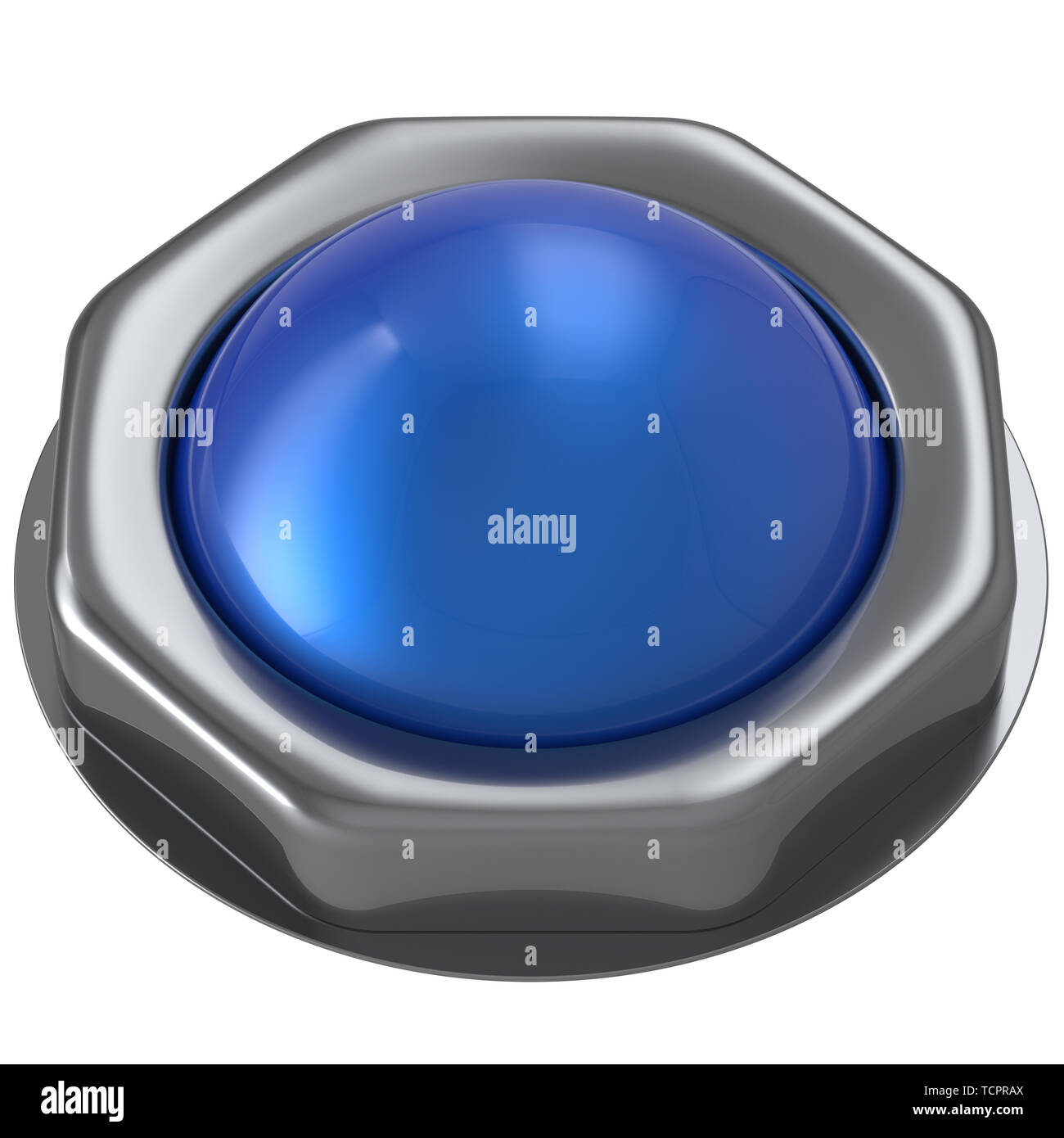 Push button blue start turn on off action activate ignition power ...