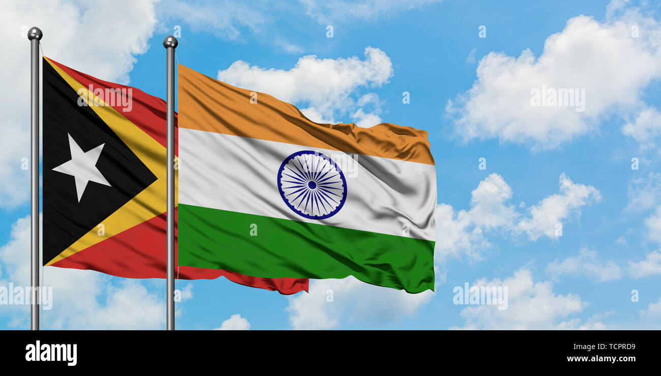 India east timor flag hi-res stock photography and images - Alamy