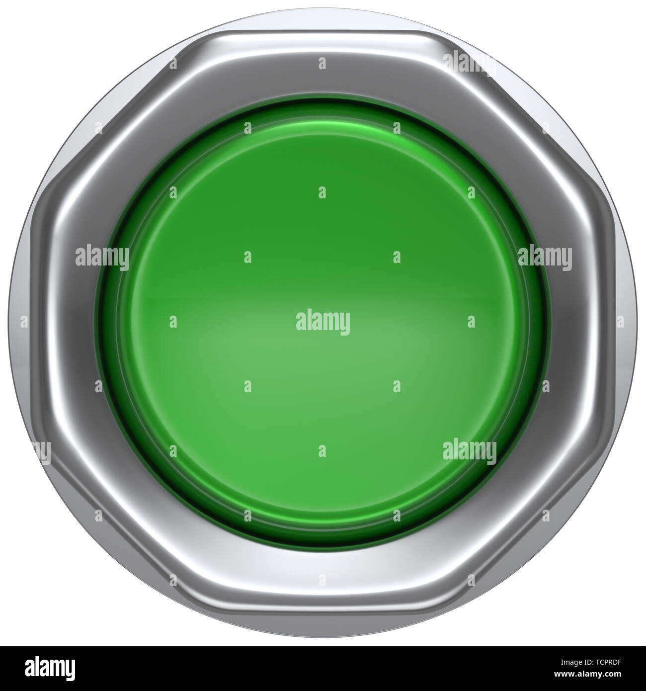 Push down button green indicator activate ignition detector lamp start ...