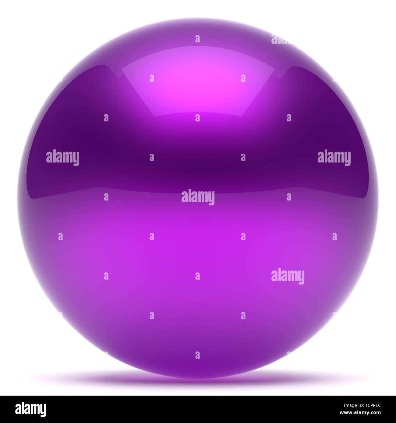 Purple sphere ball geometric shape round button basic circle solid ...