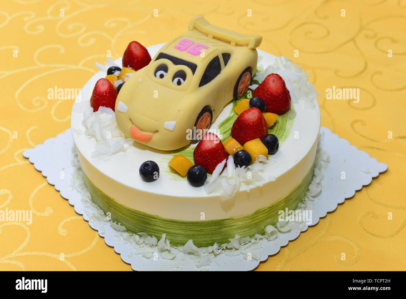 Cake West Pastry Birthday Cake Dessert Dessert Afternoon Tea Stock