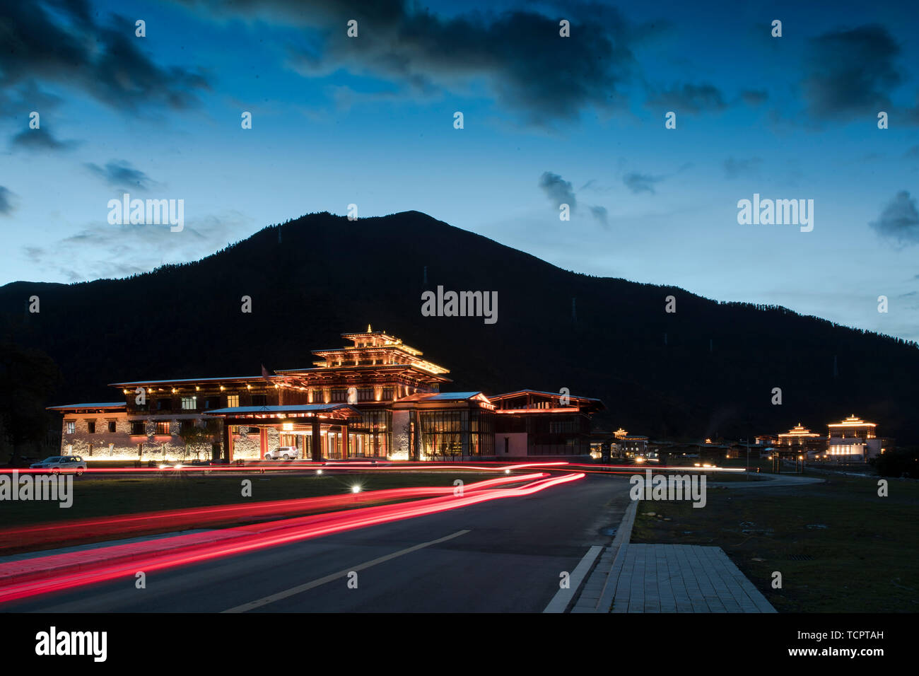 Lulang town, Yingzhi City, Tibet Autonomous Region Stock Photo - Alamy