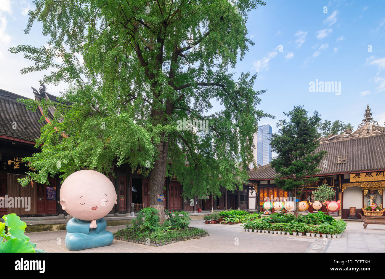Daci Temple, Chengdu Stock Photo - Alamy