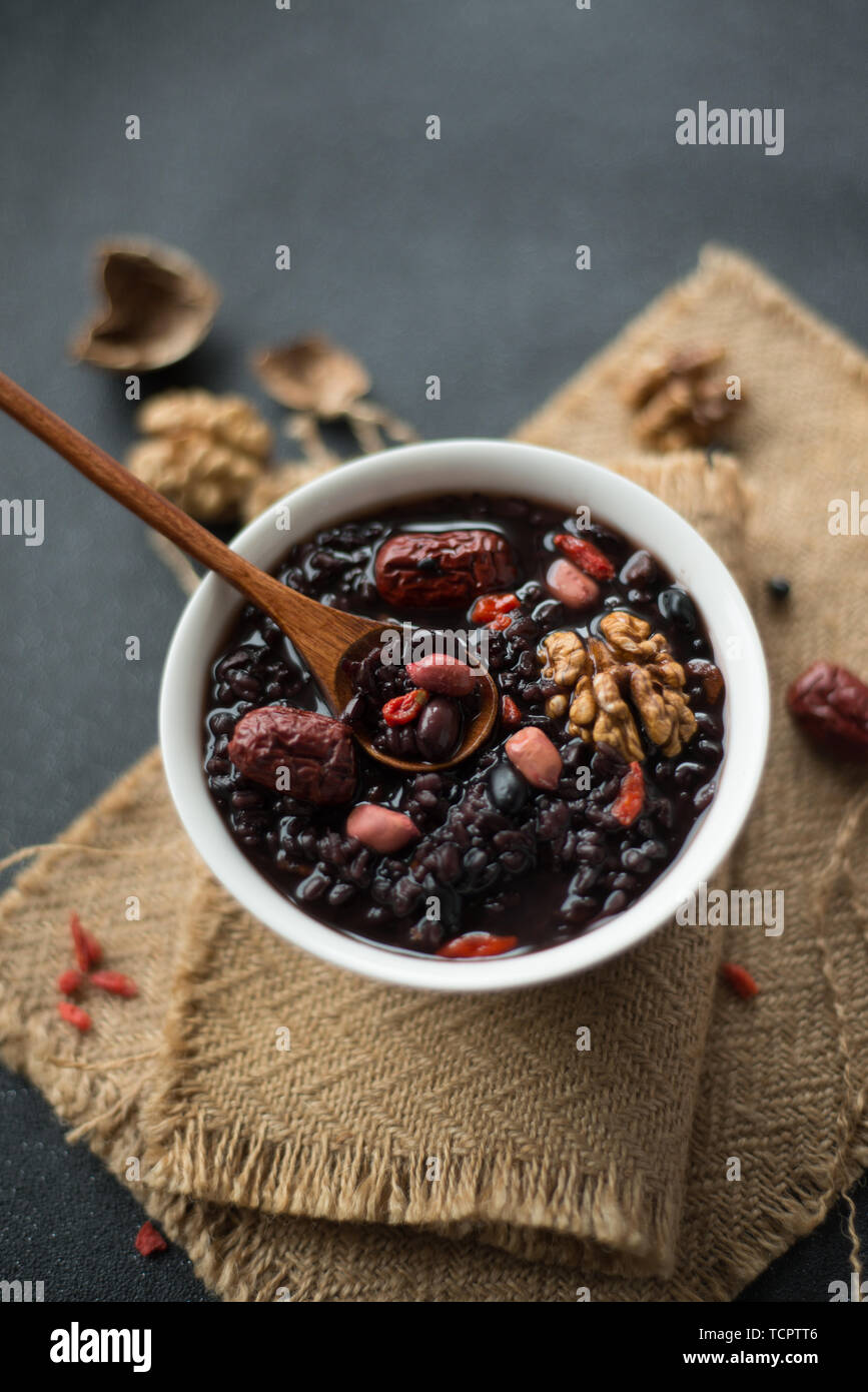 Eight treasure porridge miscellaneous grain porridge Stock Photo - Alamy
