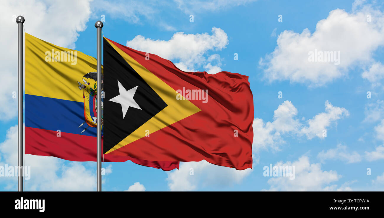 Ecuador east timor flag hi-res stock photography and images - Alamy