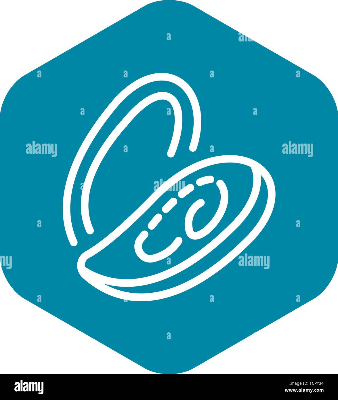 Mollusc icon, outline style Stock Vector Image & Art - Alamy