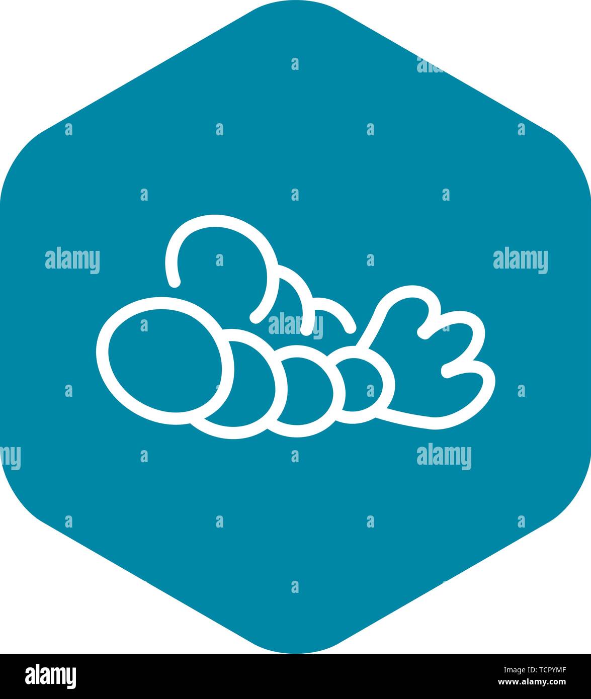Sea shrimp icon, outline style Stock Vector Image & Art - Alamy