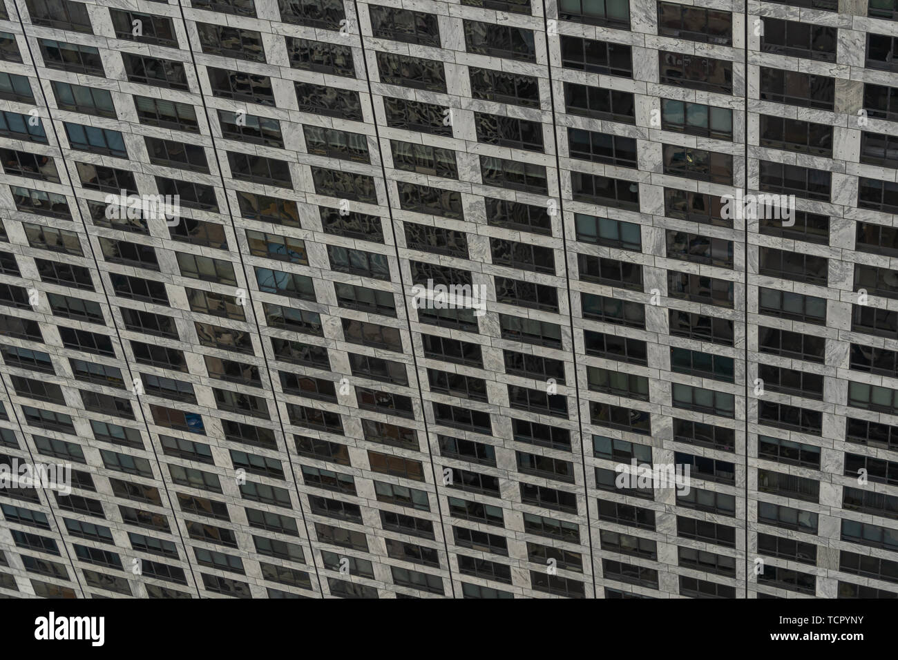 Urban abstract - window facade of business center office building with ...