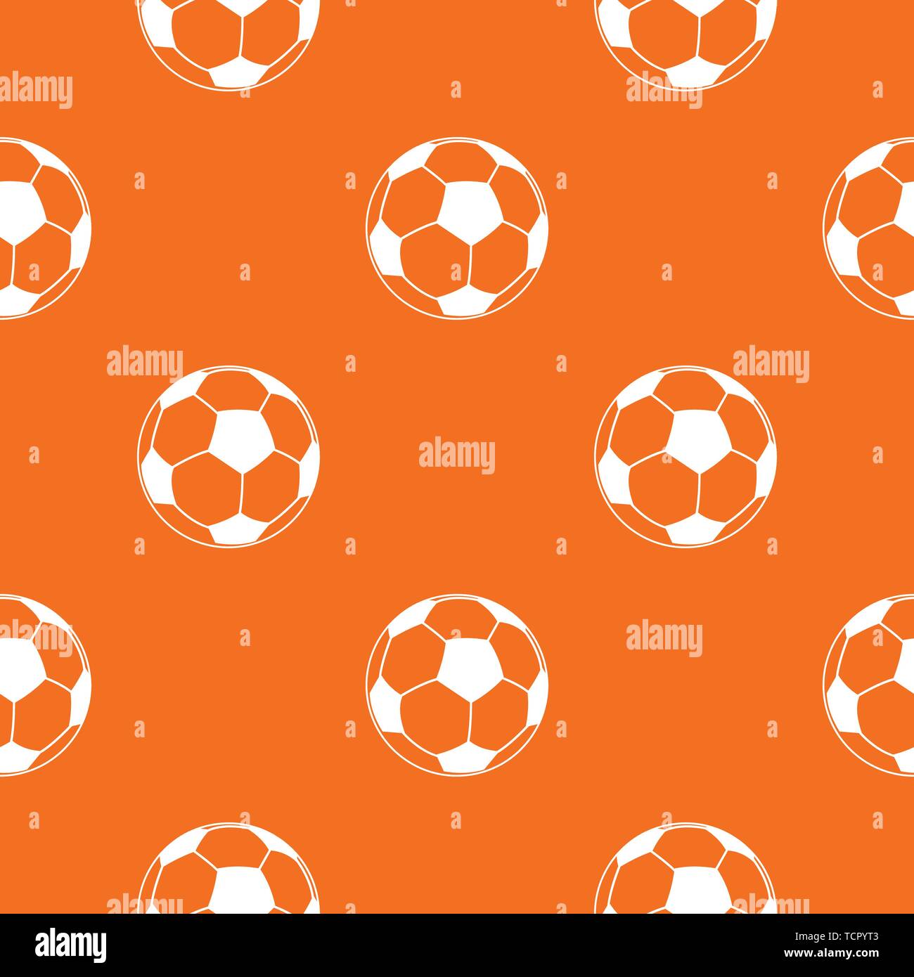 Football pattern vector orange Stock Vector Image & Art - Alamy
