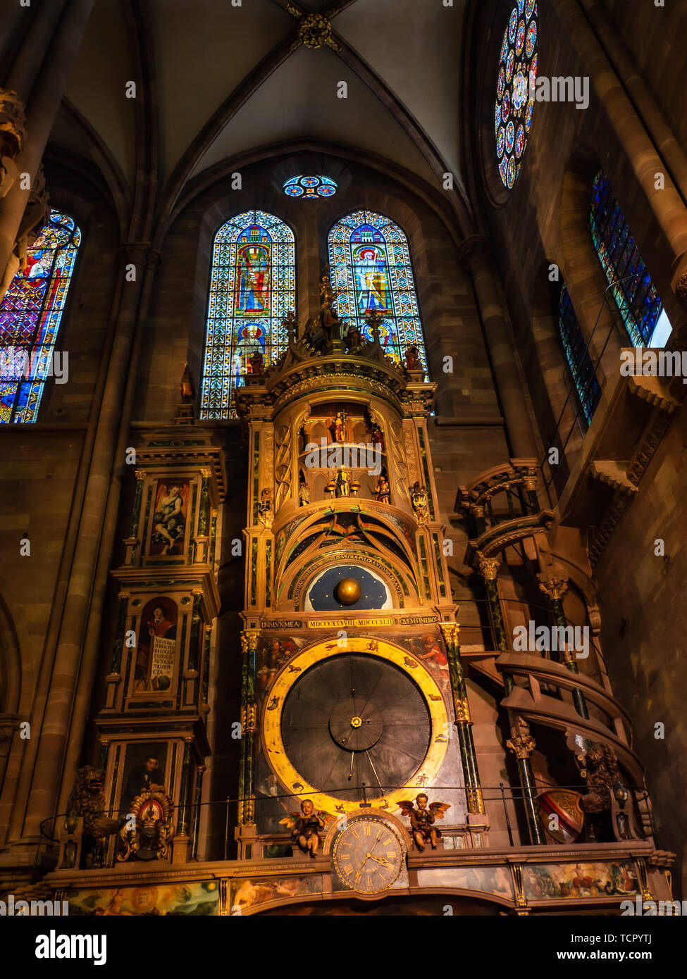 astronomical clock in Strasbourg Cathedral France Stock Photo - Alamy