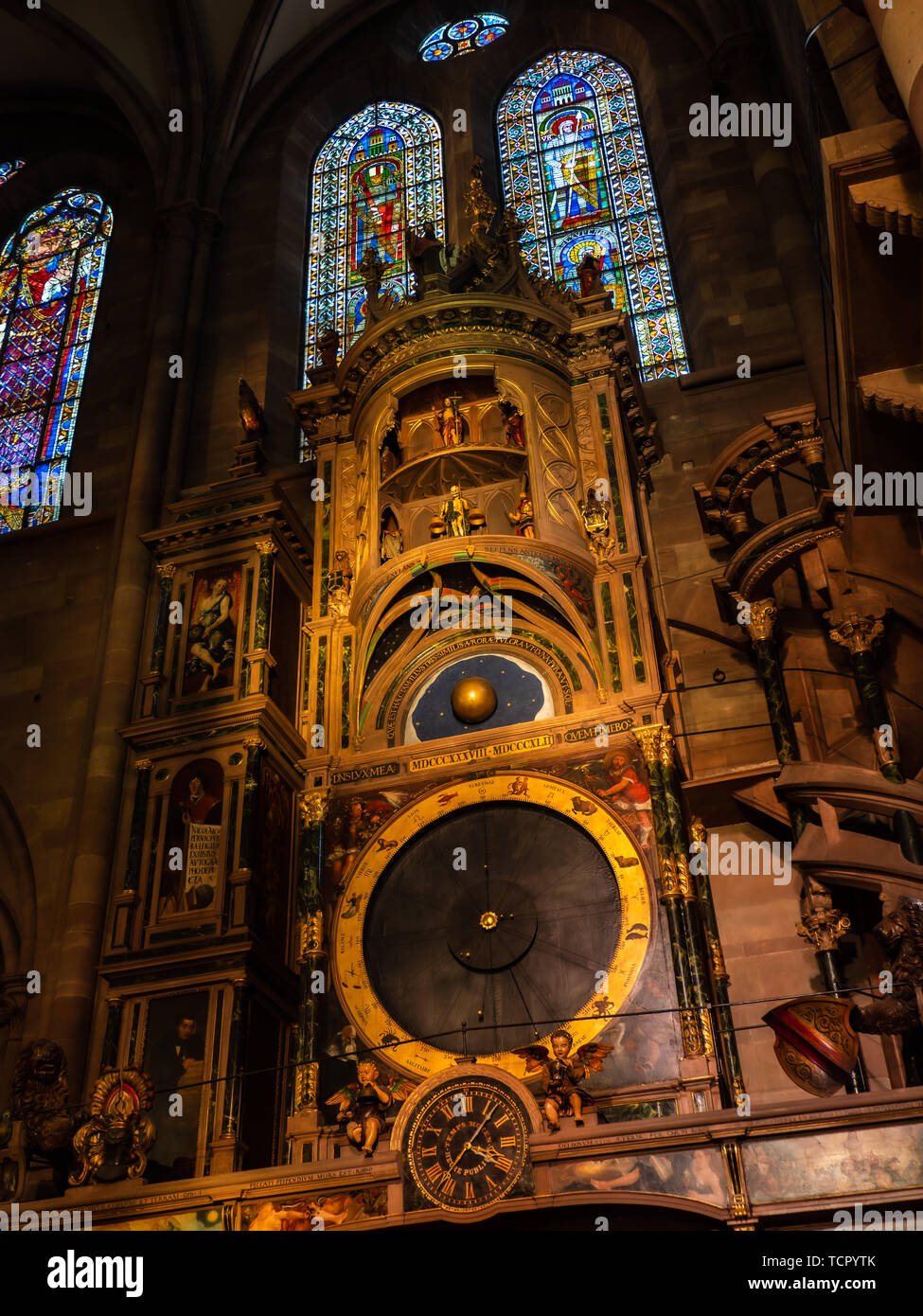 astronomical clock in Strasbourg Cathedral France Stock Photo - Alamy