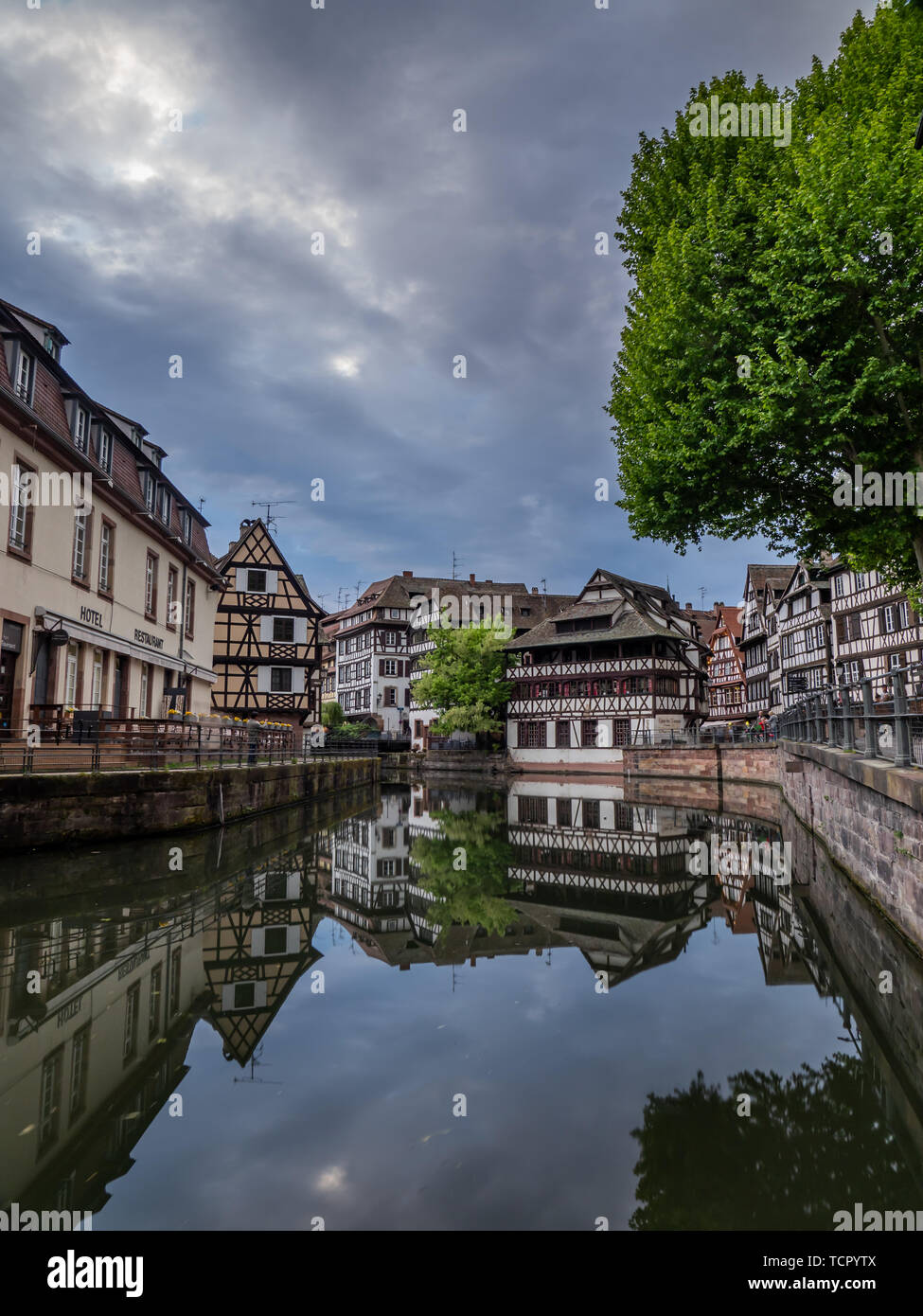 Petite France area in Strasbourg Alsace Stock Photo - Alamy