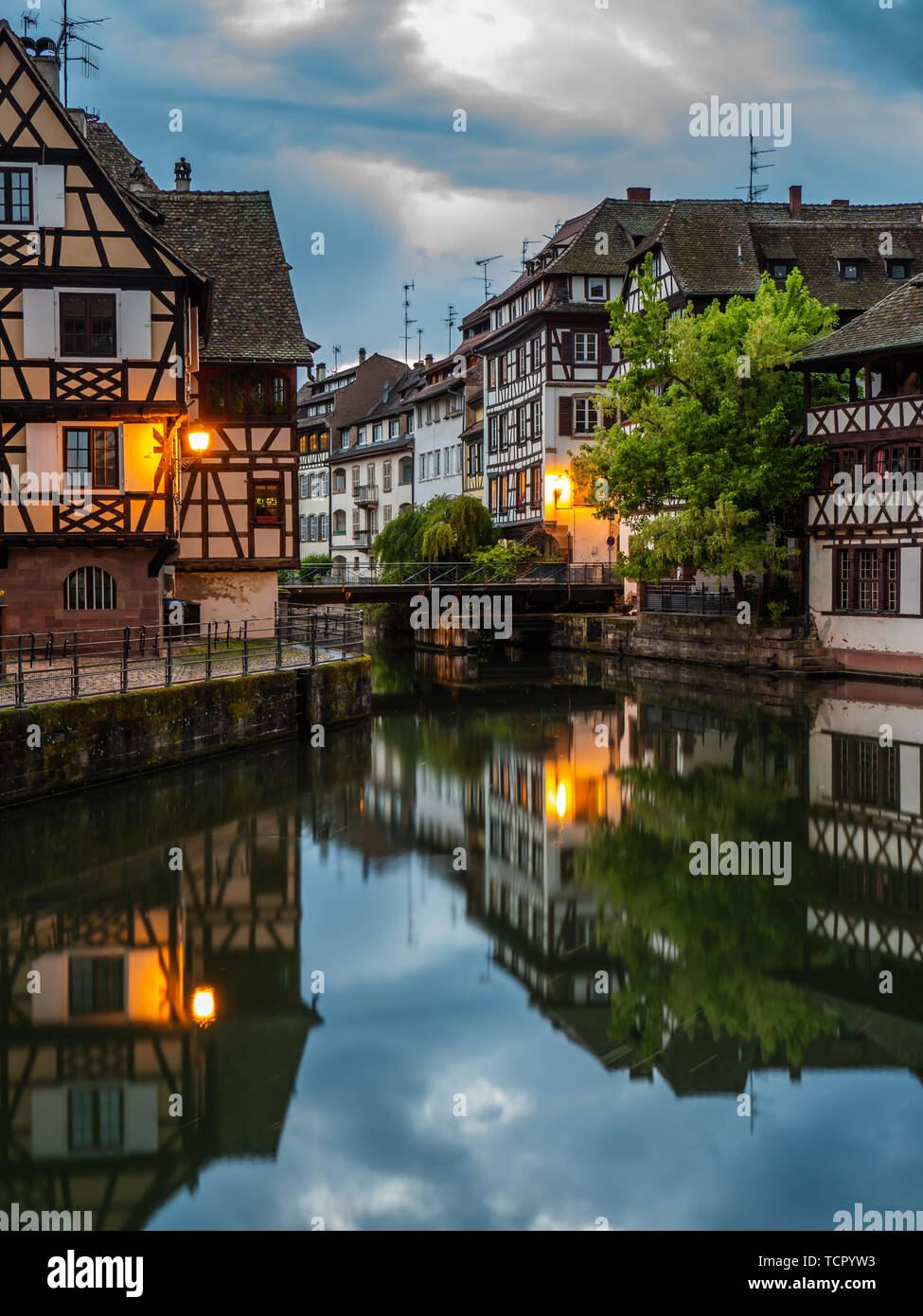 Petite France area in Strasbourg Alsace Stock Photo - Alamy