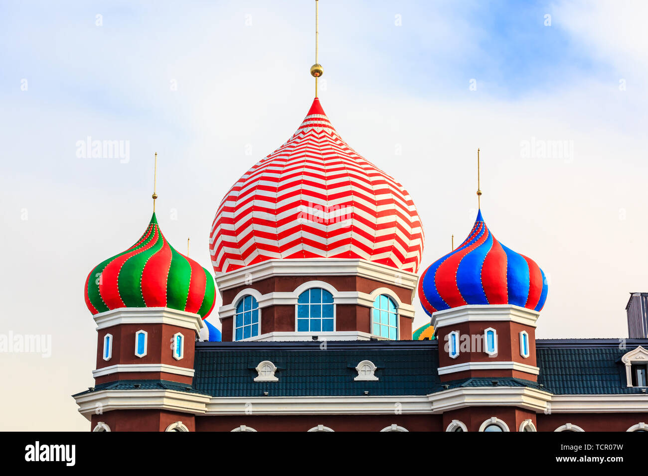 Sofia Hotel, Russian Ethnic Township, Shiwei, Inner Mongolia Stock ...