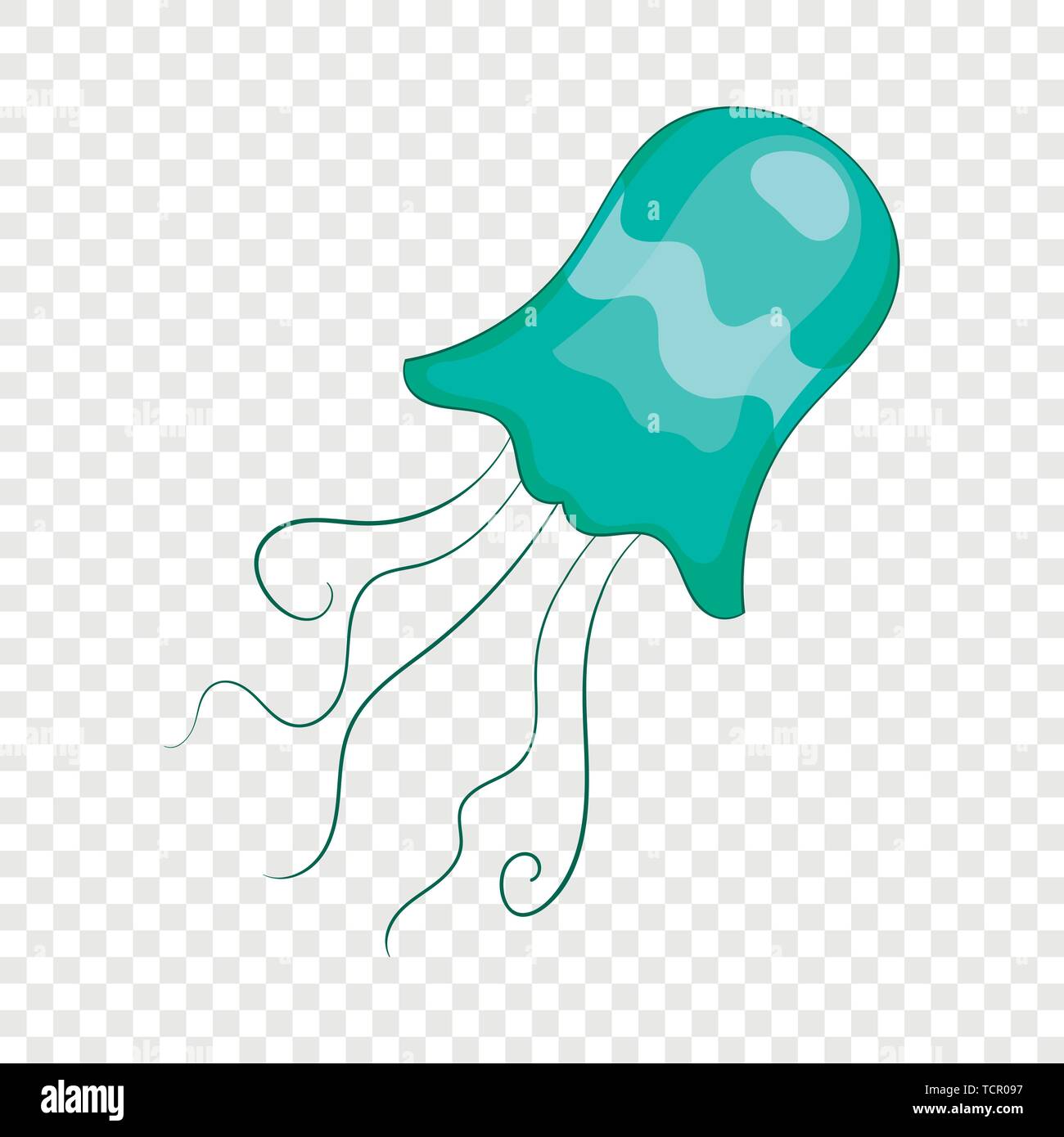 Jellyfish icon, cartoon style Stock Vector Image & Art - Alamy