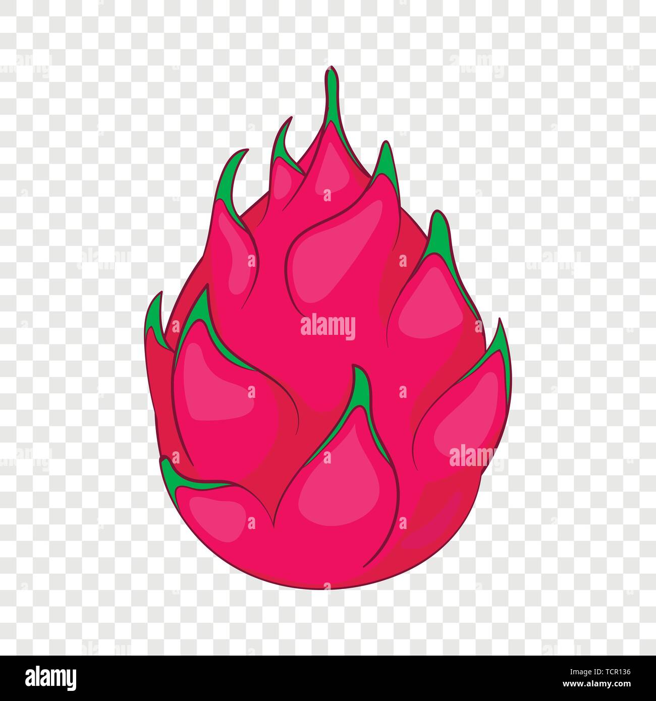 Dragon fruit icon, cartoon style Stock Vector Image & Art - Alamy