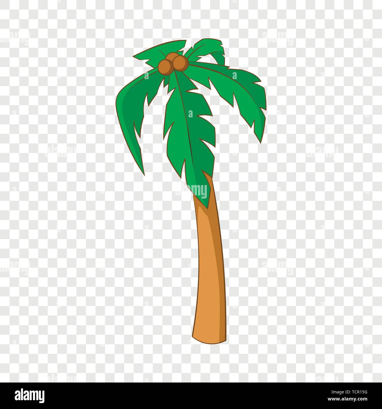 Palm icon, cartoon style Stock Vector Image & Art - Alamy