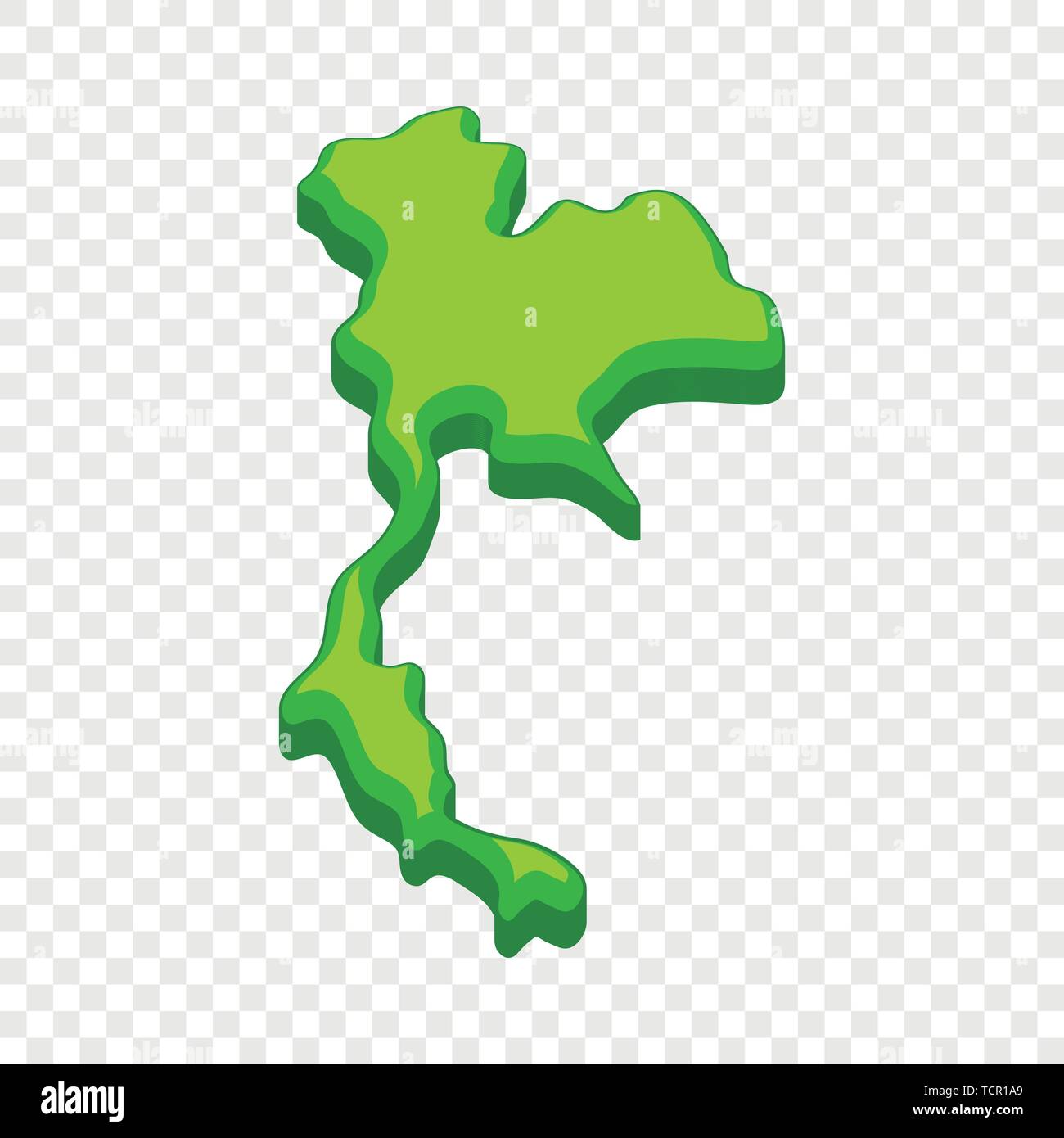 Thailand map icon, cartoon style Stock Vector Image & Art - Alamy