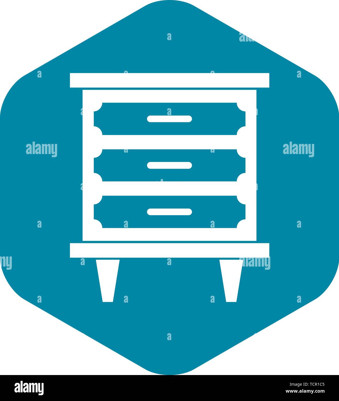 Bedside table simple line Stock Vector Images - Alamy