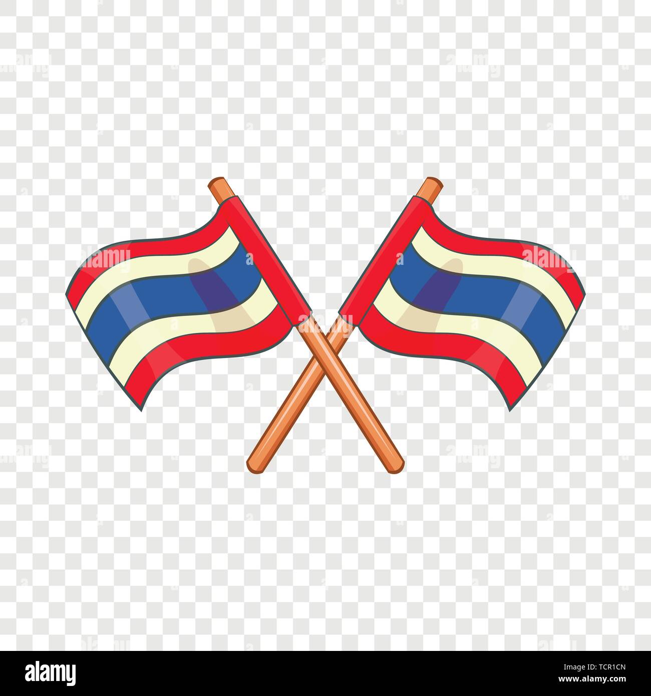 Flags of Thailand icon, cartoon style Stock Vector Image & Art - Alamy