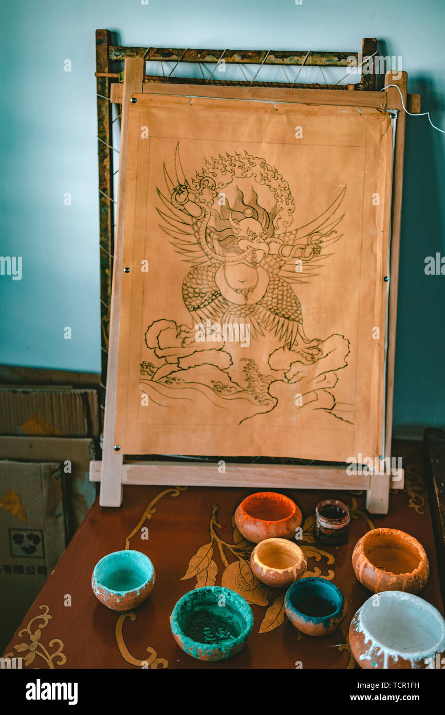 Tangka art hi-res stock photography and images - Alamy