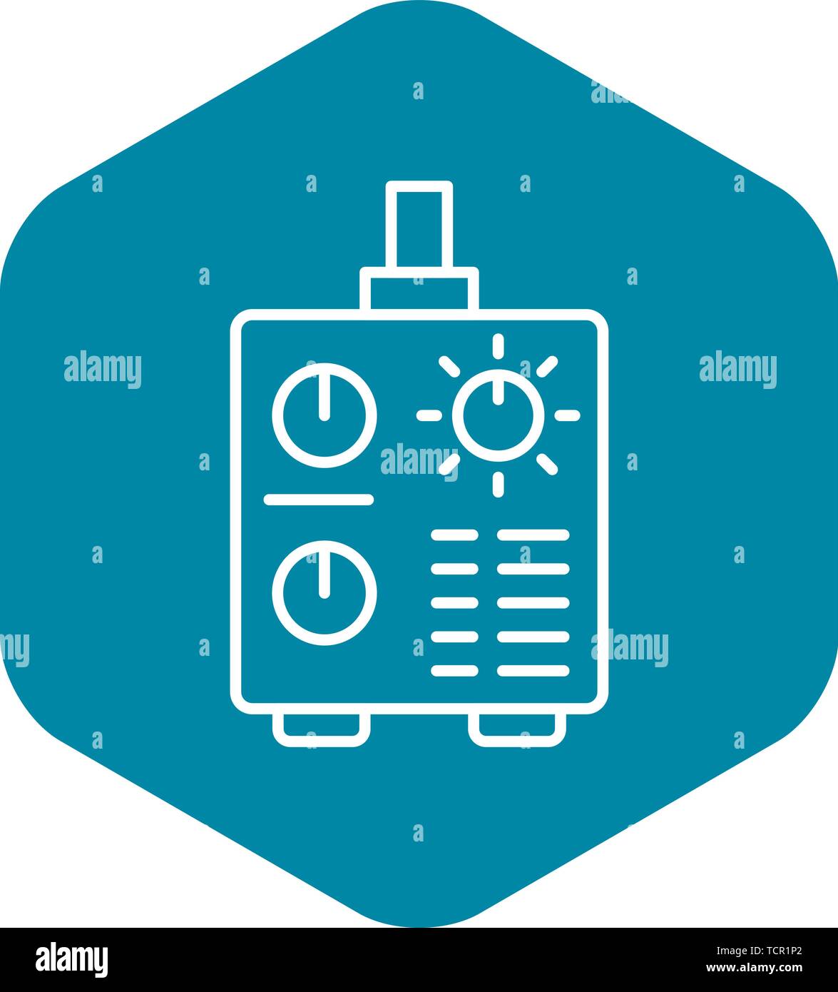 Welding machine icon, outline style Stock Vector Image & Art - Alamy