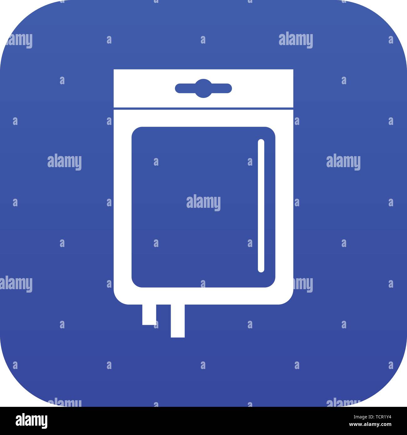 Blood transfusion icon digital blue Stock Vector Image & Art - Alamy