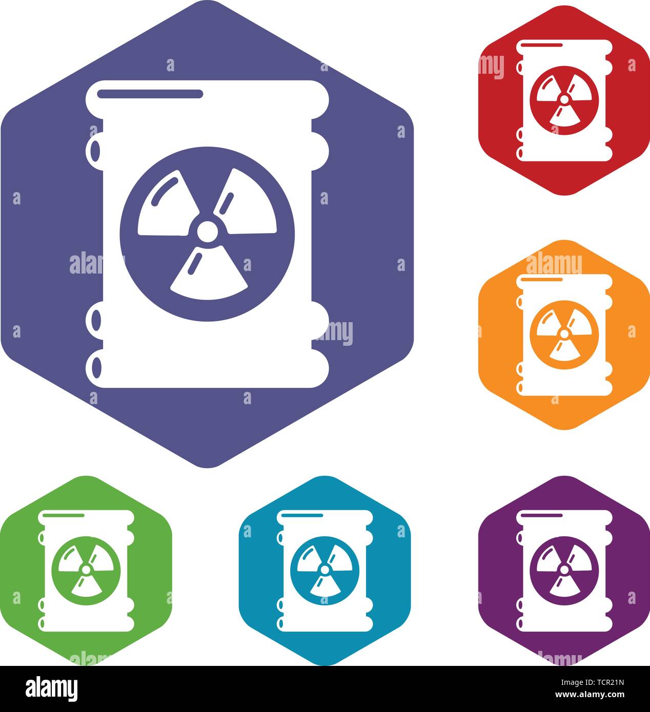 Barrel danger icon, simple black style Stock Vector Image & Art - Alamy