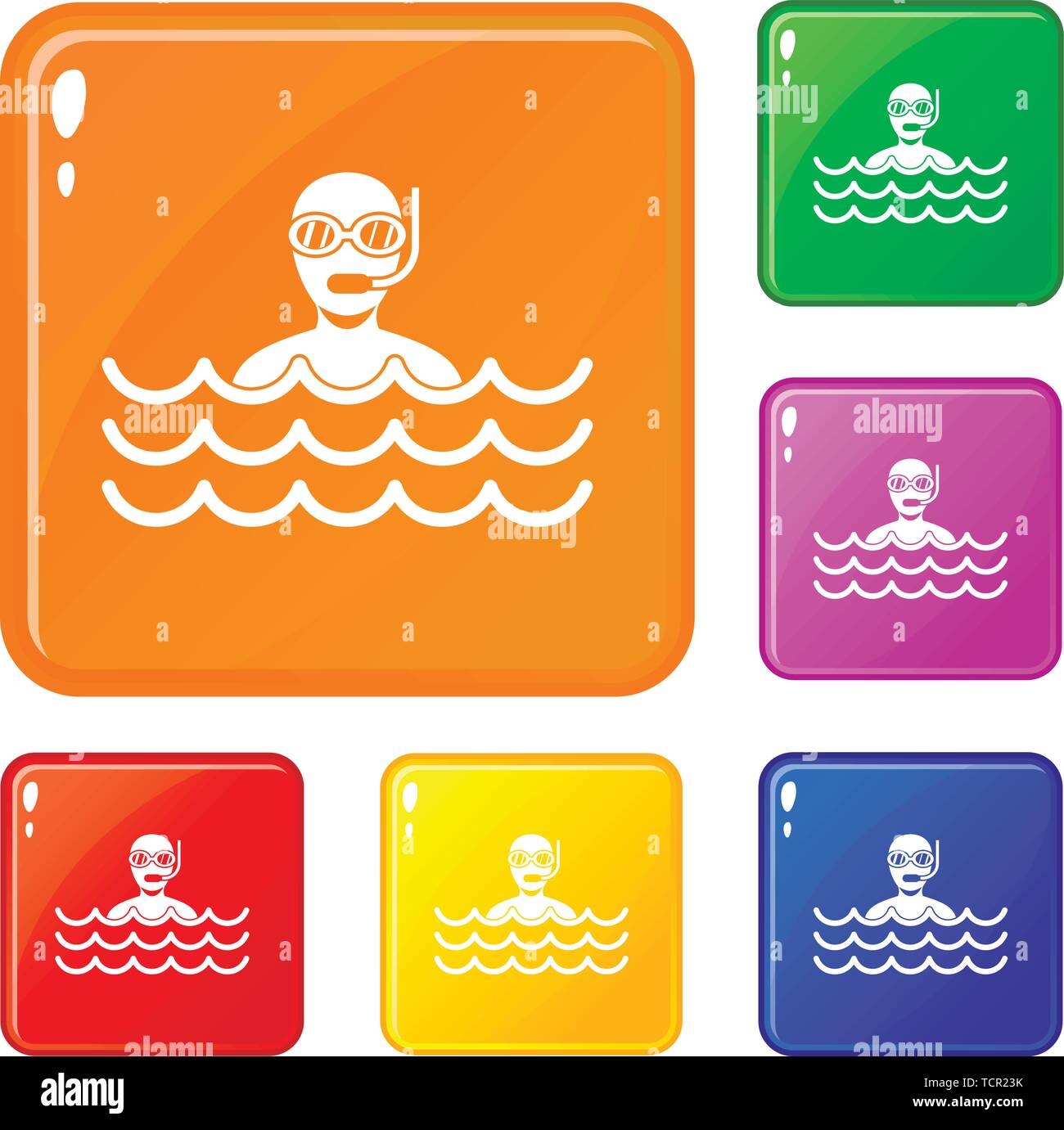 Flipper face Stock Vector Images - Alamy