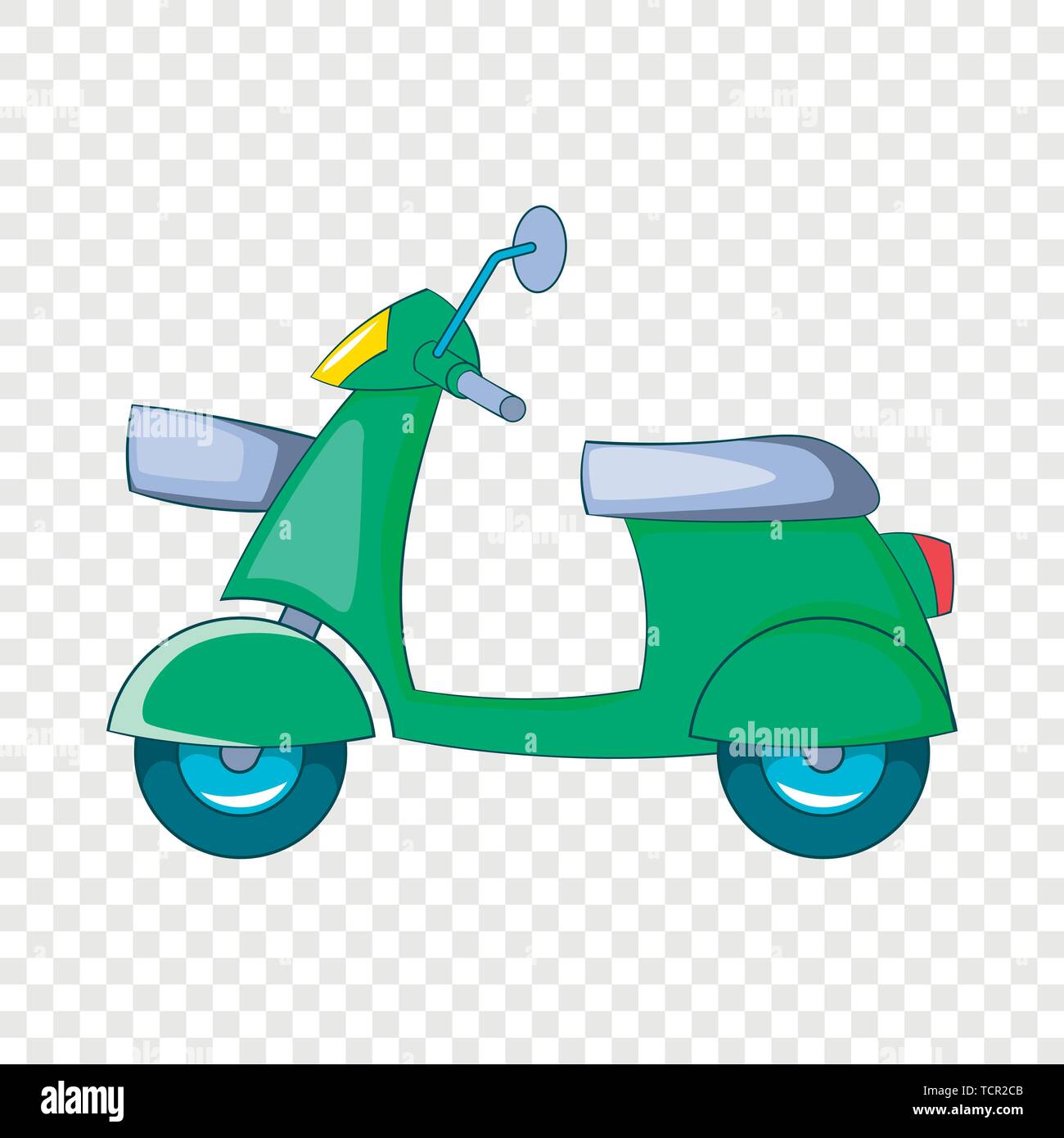 Scooter motorbike icon, cartoon style Stock Vector Image & Art - Alamy