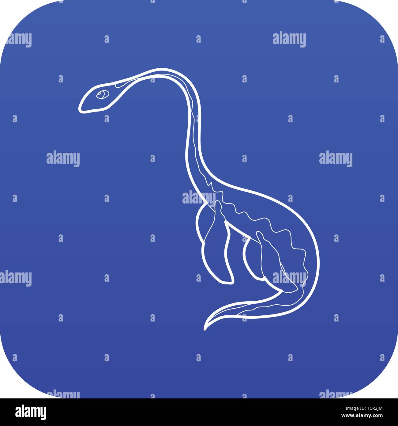 Fossil plesiosaur Stock Vector Images - Alamy