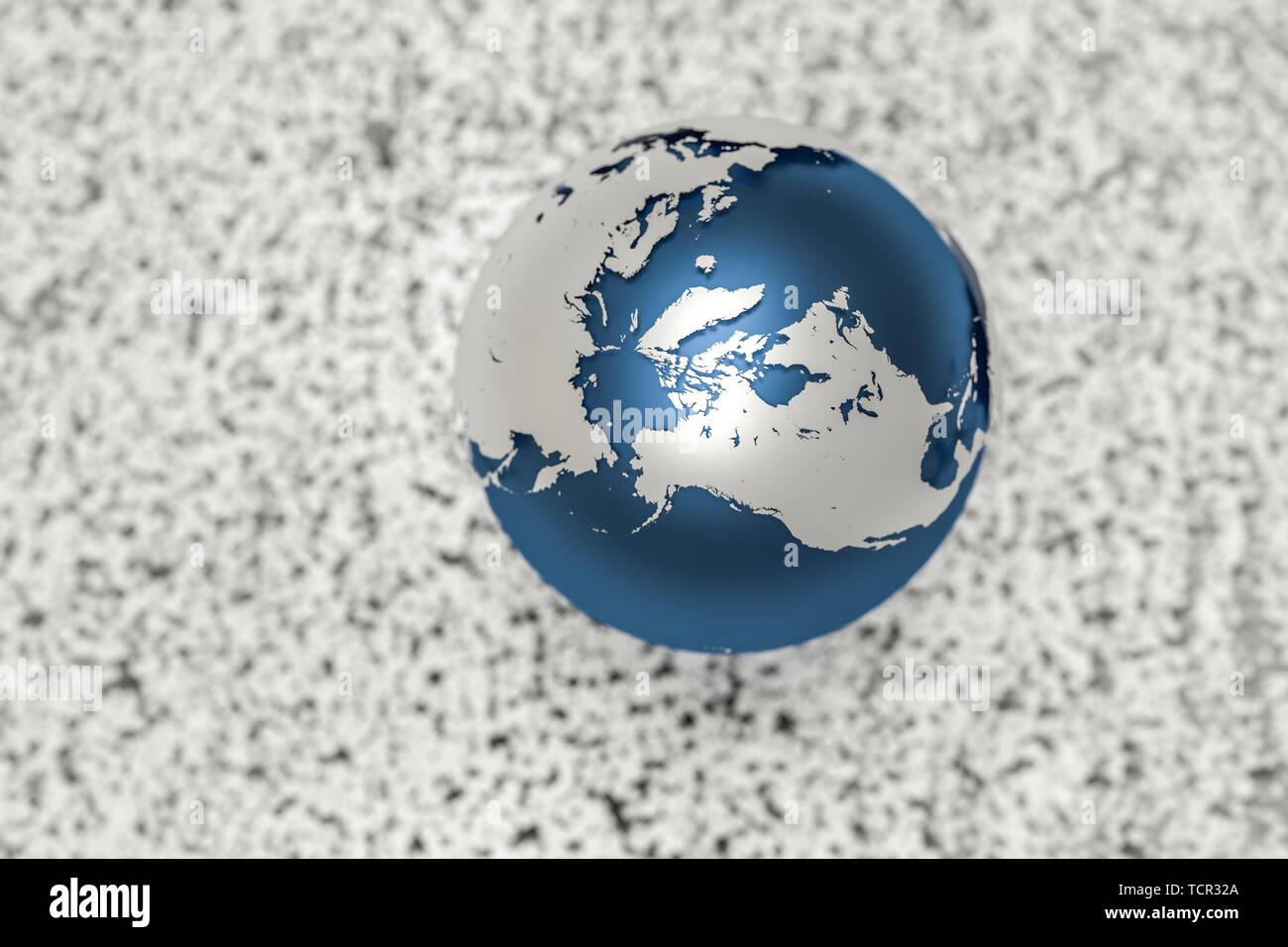 Concave-convex changing terrain and Earth model, three-dimensional ...