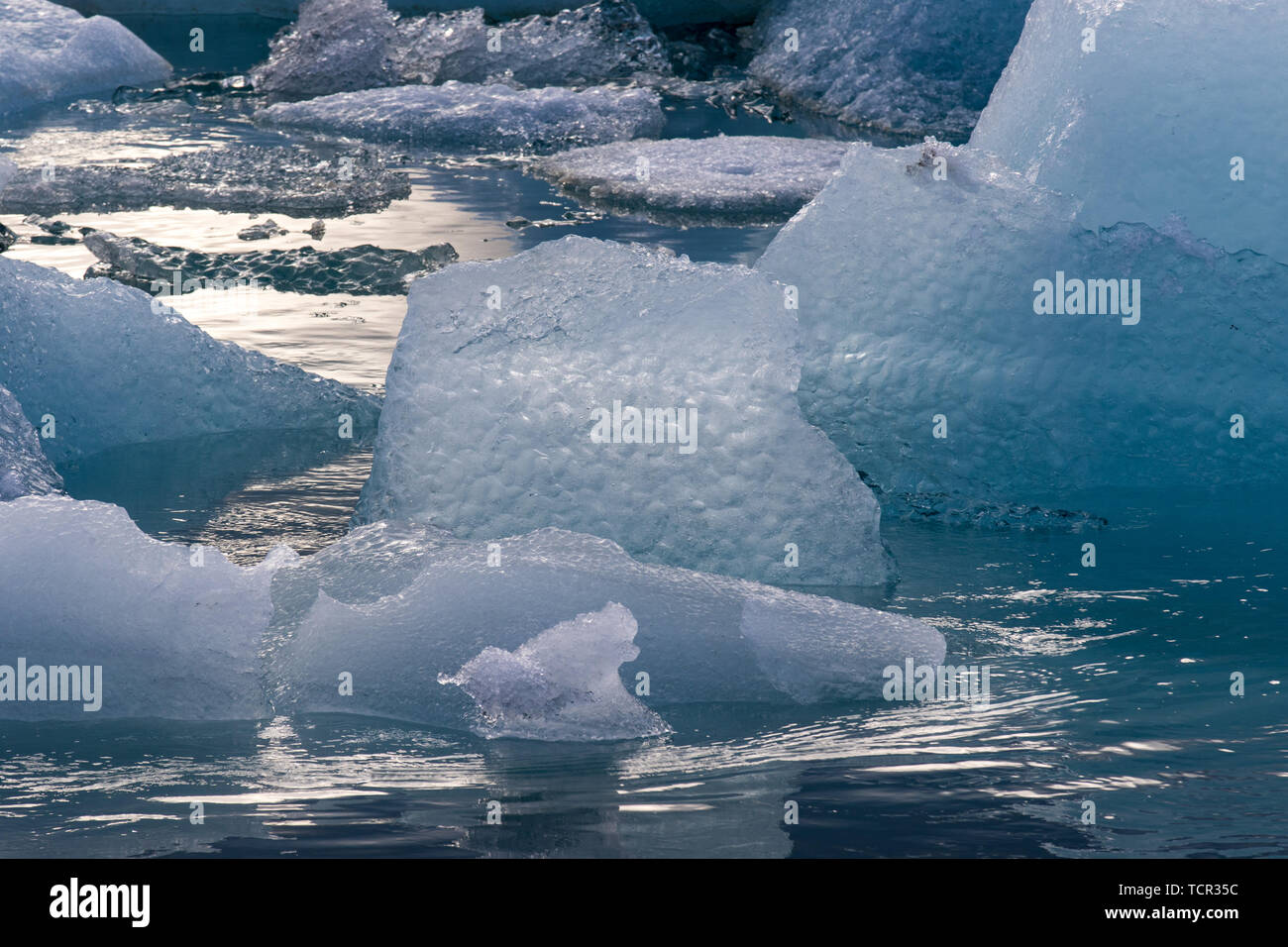 Iceland, Jokulsarlon lagoon, Beautiful cold landscape picture of ...