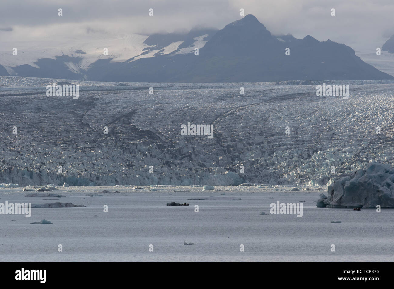 Iceland, Jokulsarlon lagoon, Beautiful cold landscape picture of ...