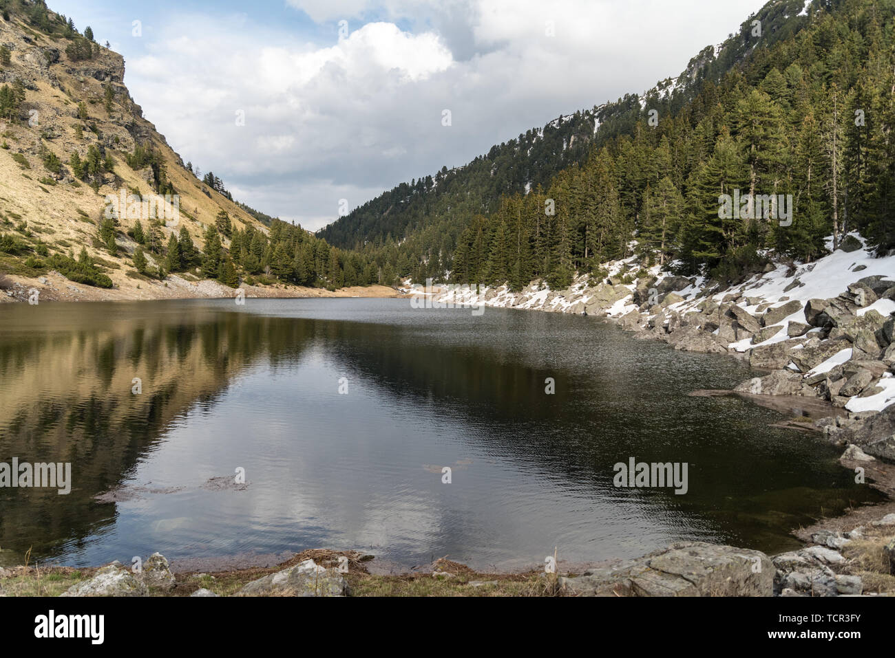 Sukhato lake. Mountain lake in , Rila range, Bulgaria Stock Photo - Alamy