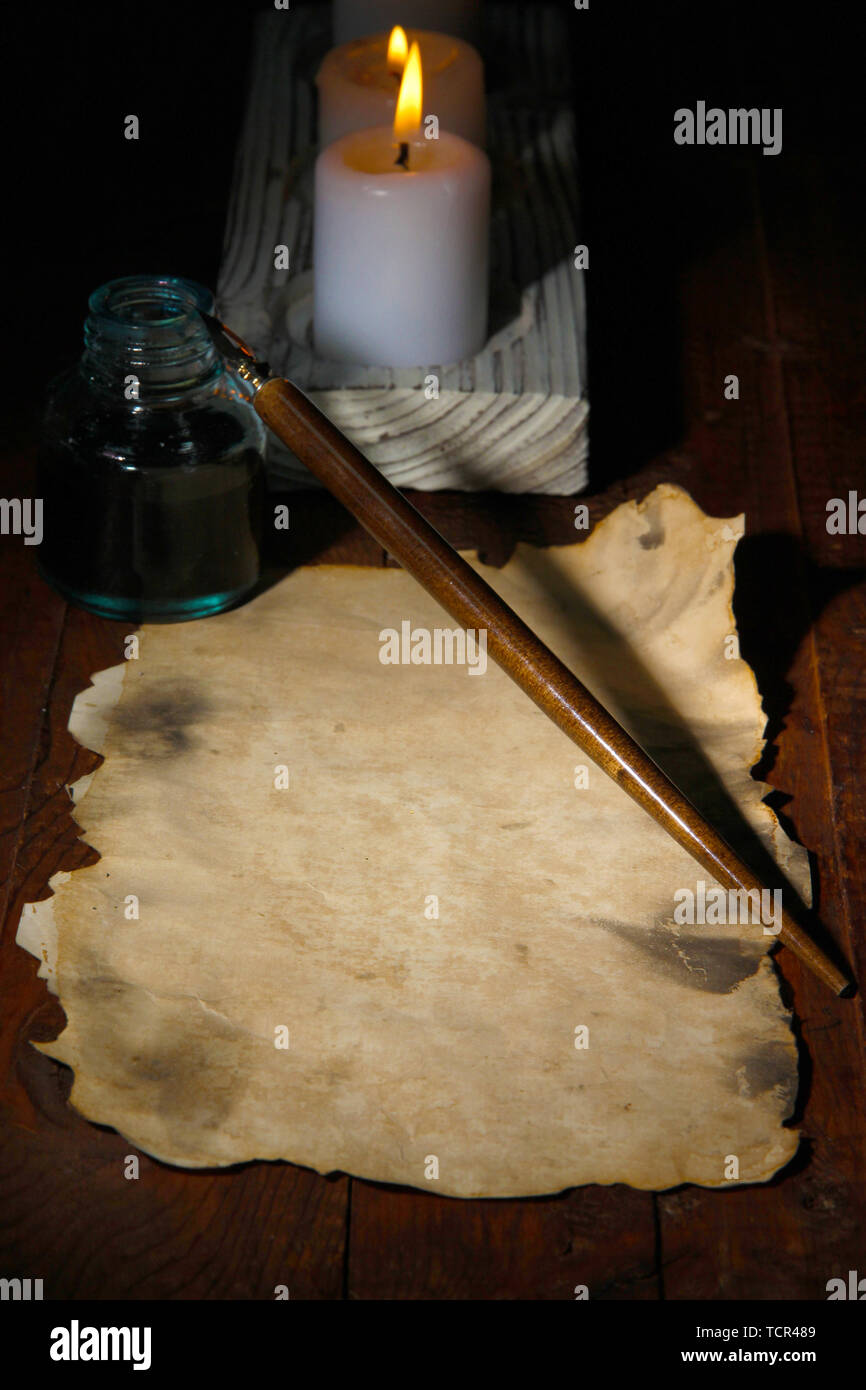 Lighting Manuscript High Resolution Stock Photography and Images - Alamy