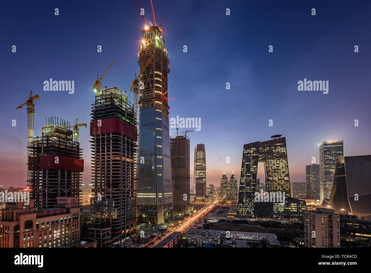 Beijing cbd construction site hi-res stock photography and images - Alamy