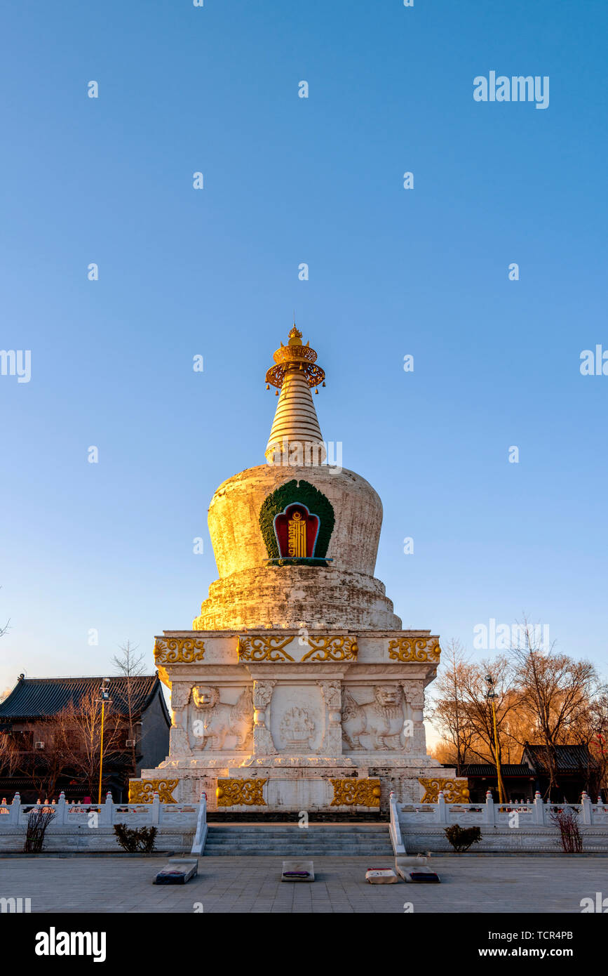 Guoguo Yongguang Temple, East Tower, Shenyang, Liaoning Stock Photo - Alamy