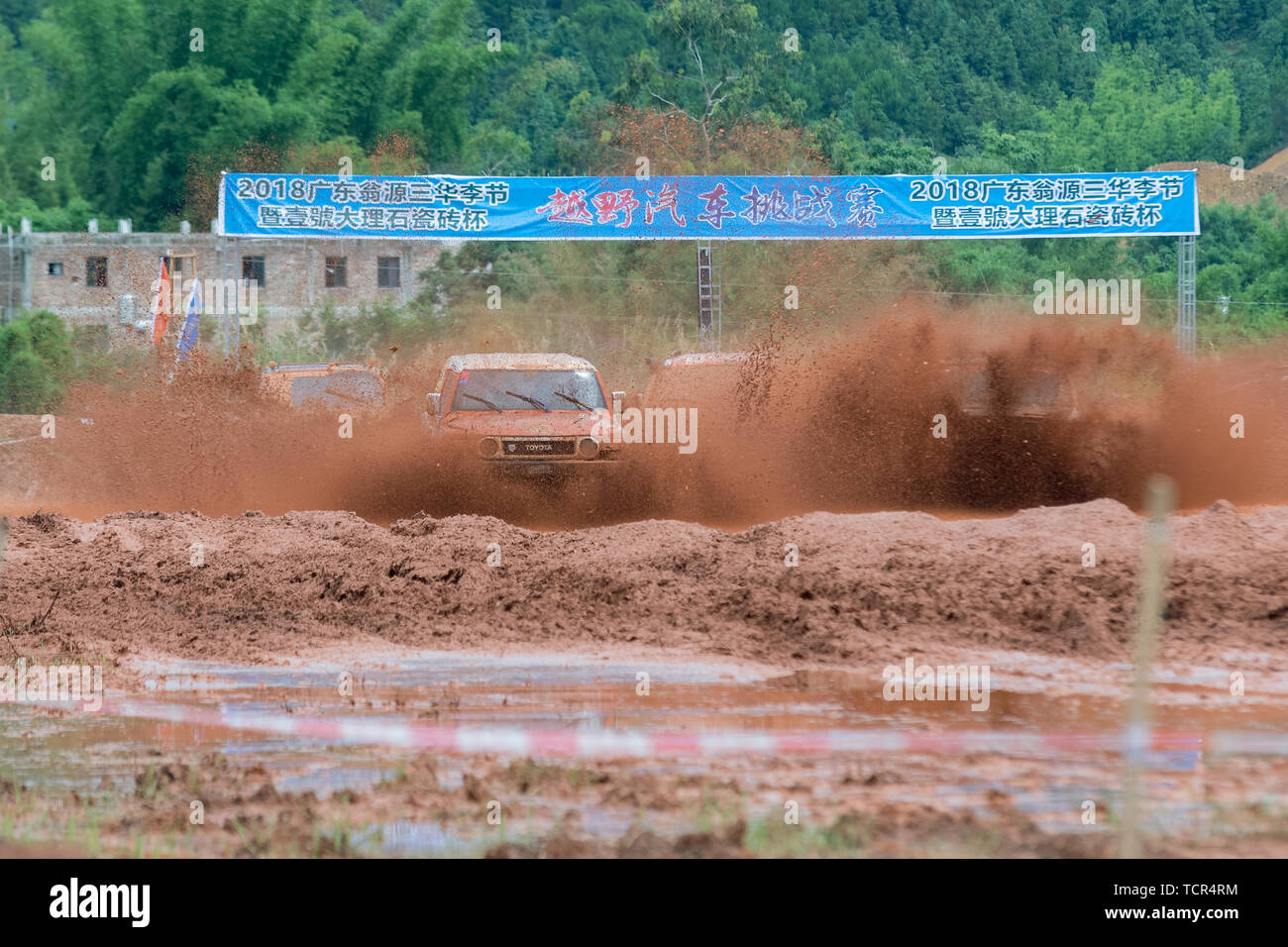 Off-road vehicle outdoor car off-road race sports accident Stock Photo ...