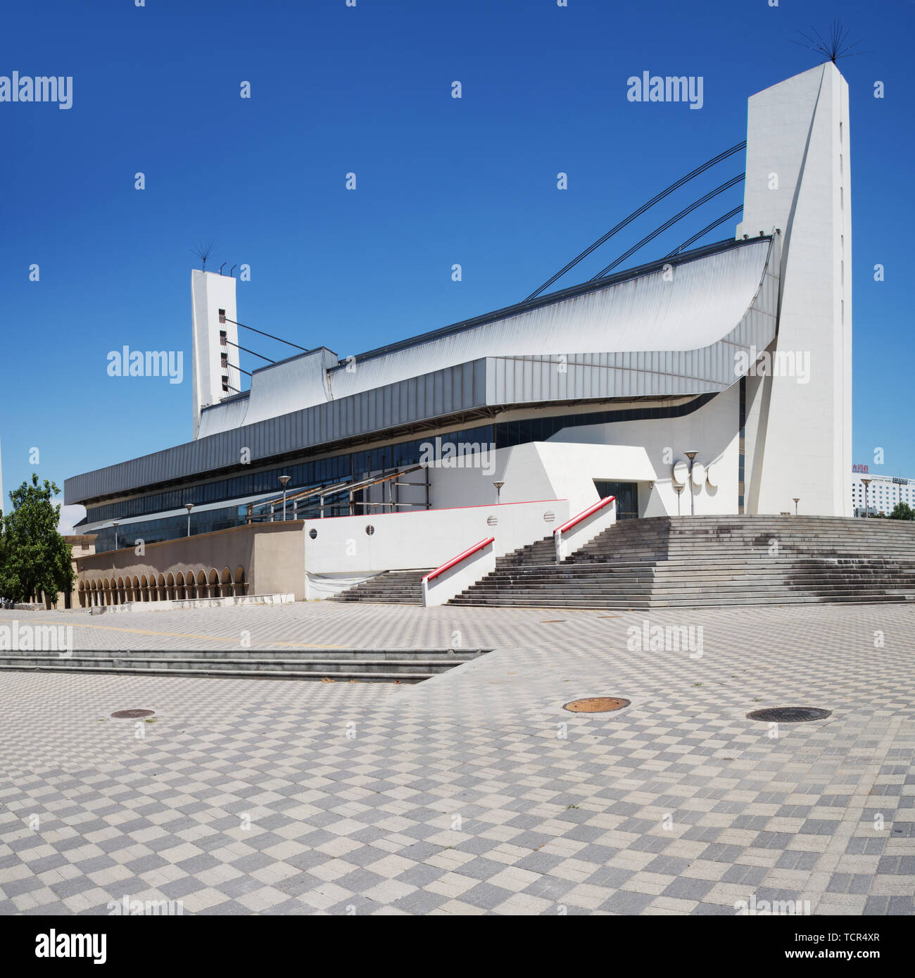 National Olympic Stadium exterior Stock Photo - Alamy