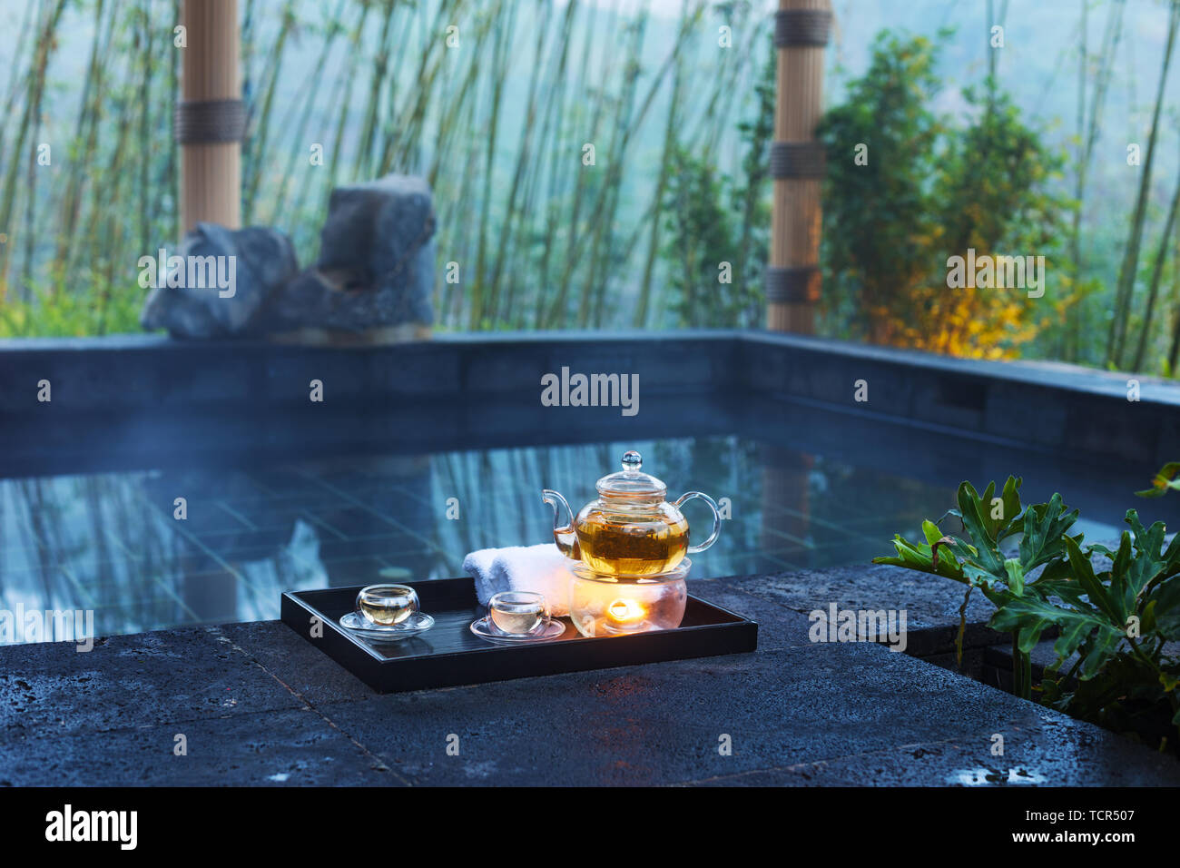 Glass tea set hi-res stock photography and images - Alamy
