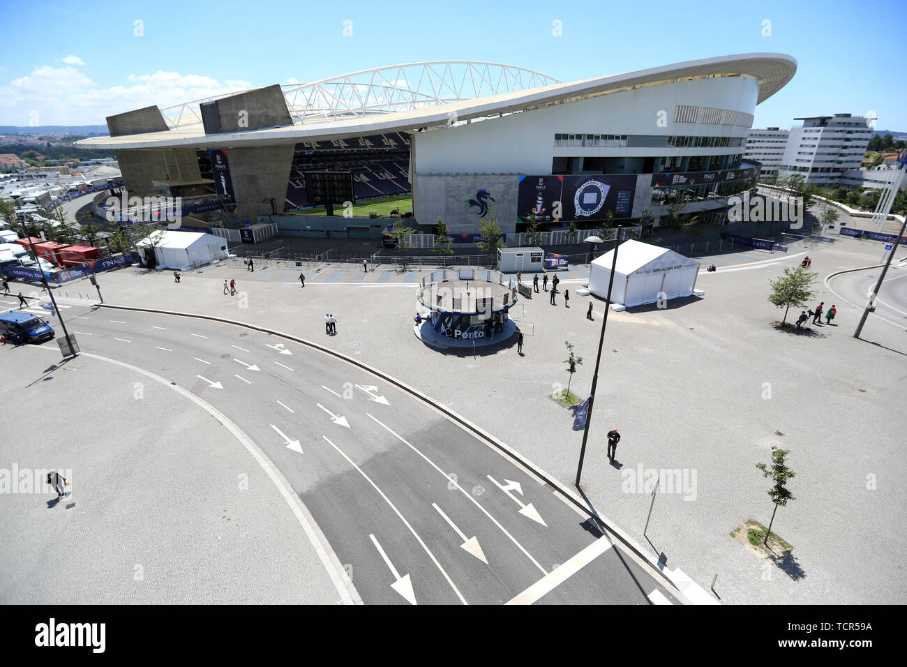 A general view of the stadium during the Nations League Final at ...