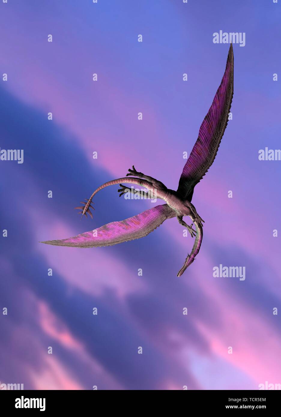 Flying dinosaur hi-res stock photography and images - Alamy