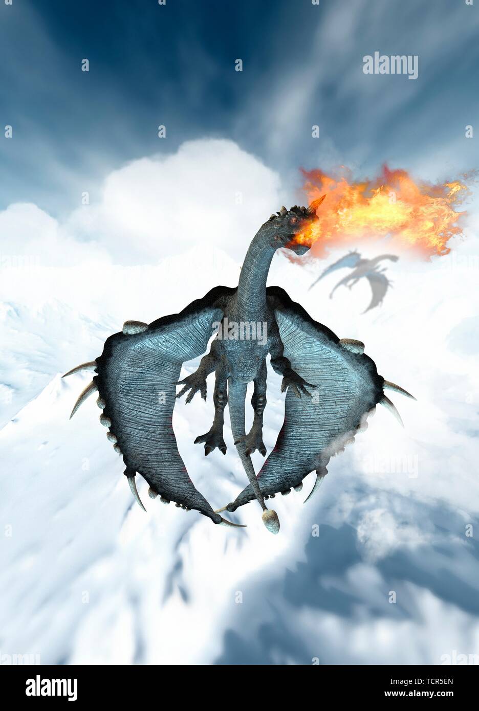 Dragon fire artwork hi-res stock photography and images - Alamy