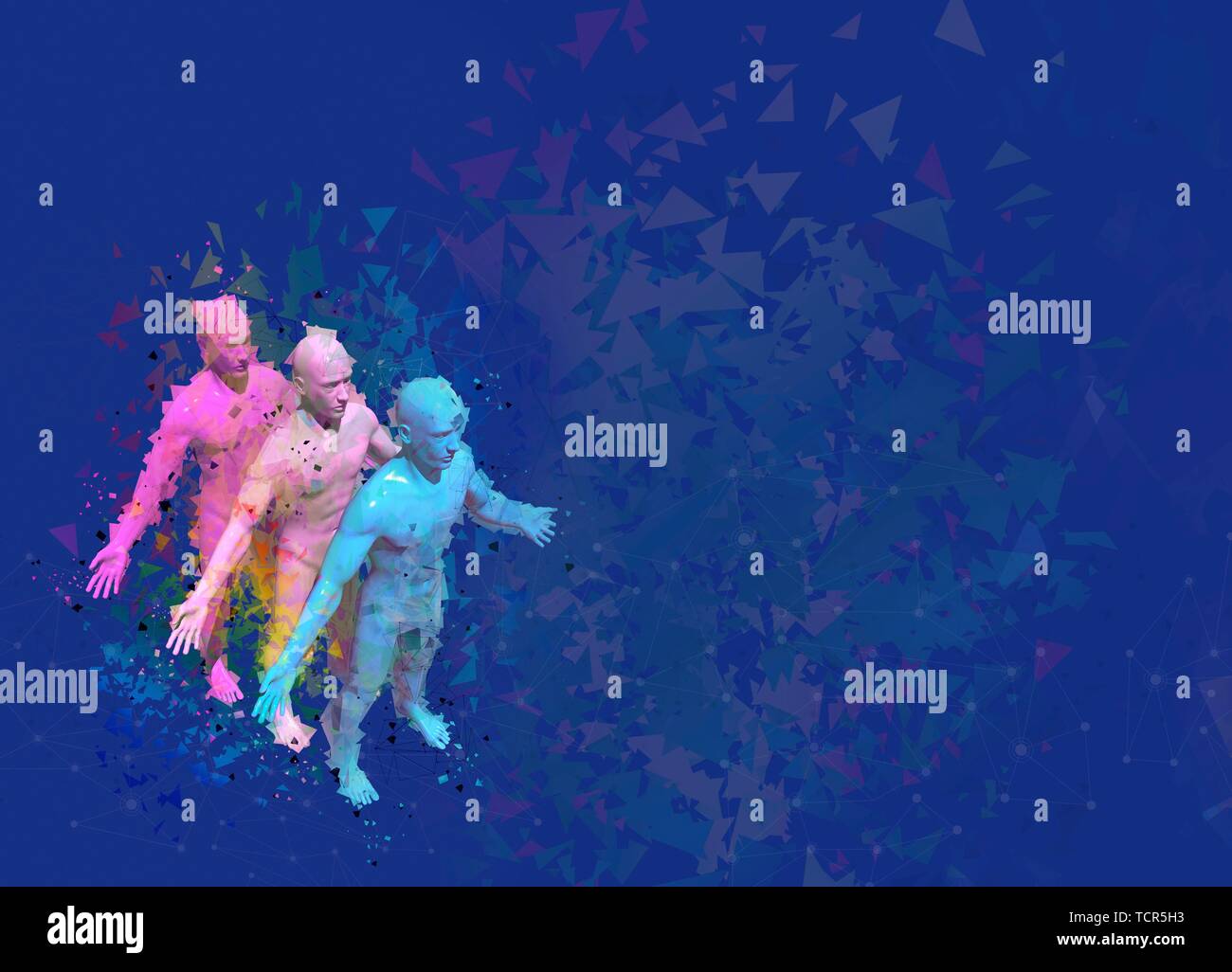 Three dimensional figures hi-res stock photography and images - Alamy