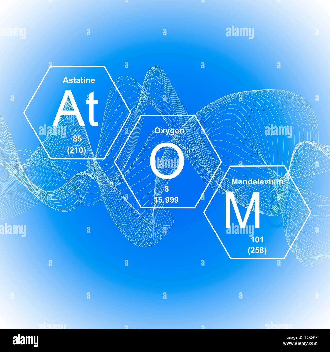 Chemical elements atom, illustration Stock Photo - Alamy