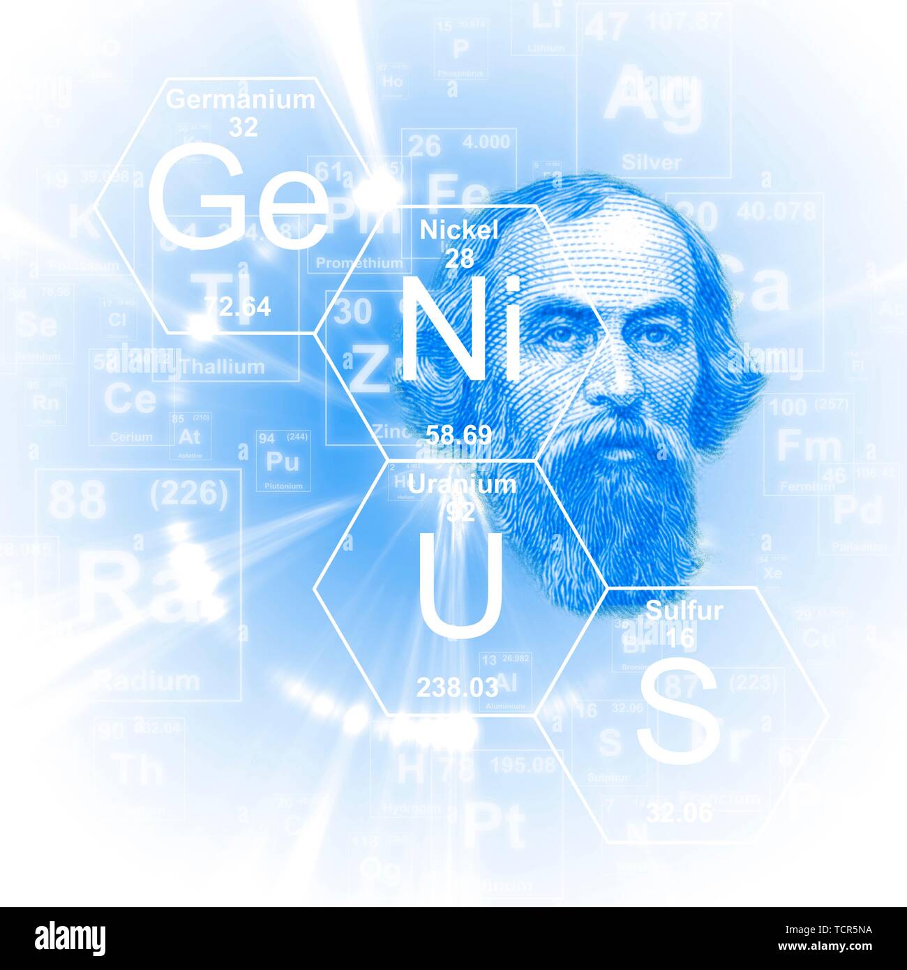 Periodic table elements sulfur 3d hi-res stock photography and images ...