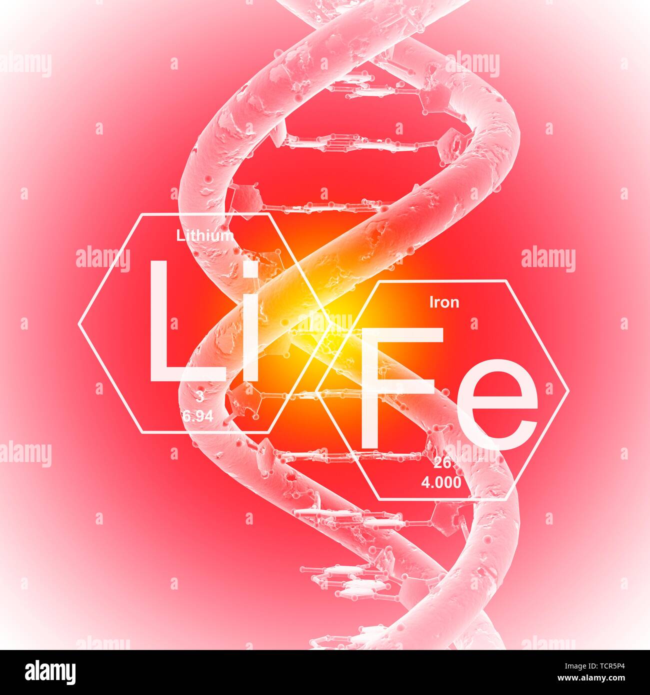 DNA and life, illustration Stock Photo - Alamy